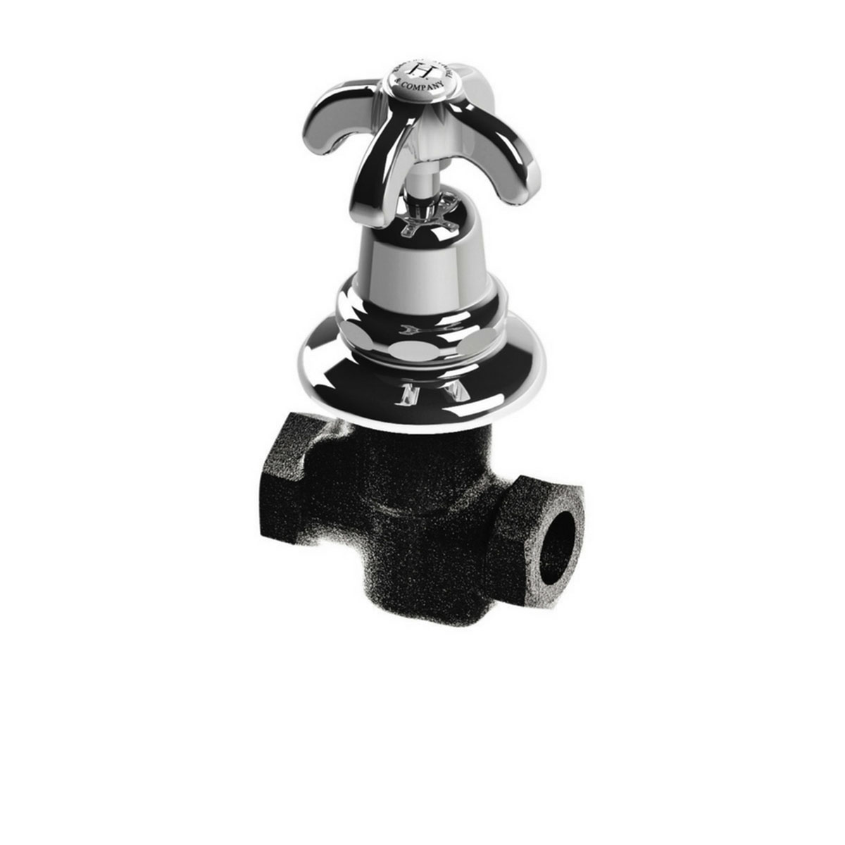 1920 1/2" Concealed Hot Stop Valve from Thomas Crapper & Co Ltd